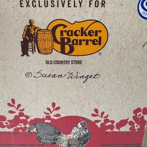 Vintage Cracker Barrel Rooster, Scrub Holder by Susan Winget - Etsy