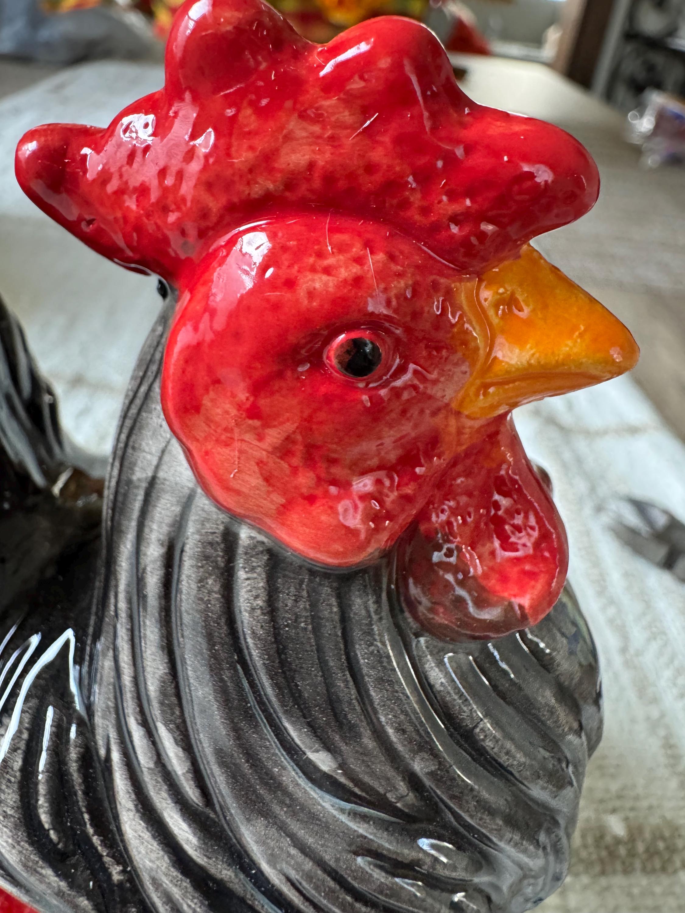 Vintage Cracker Barrel Rooster, Scrub Holder by Susan Winget - Etsy