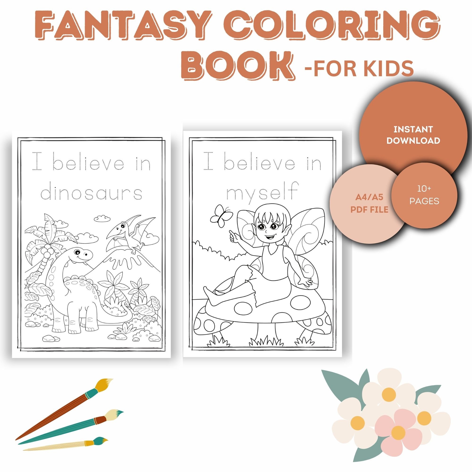 Fantasy Coloring Books for Kids Kids Coloring Kids Stuff Play Coloring ...