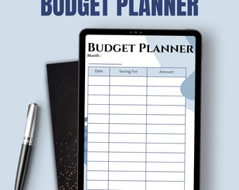 Digital Budget Planner, Finance Tracker, Finance Planner, Digital ...
