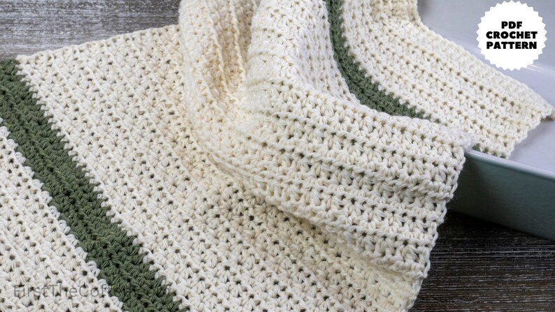 Easy Crochet Dish Towel PDF Pattern for the Kitchen or - Etsy