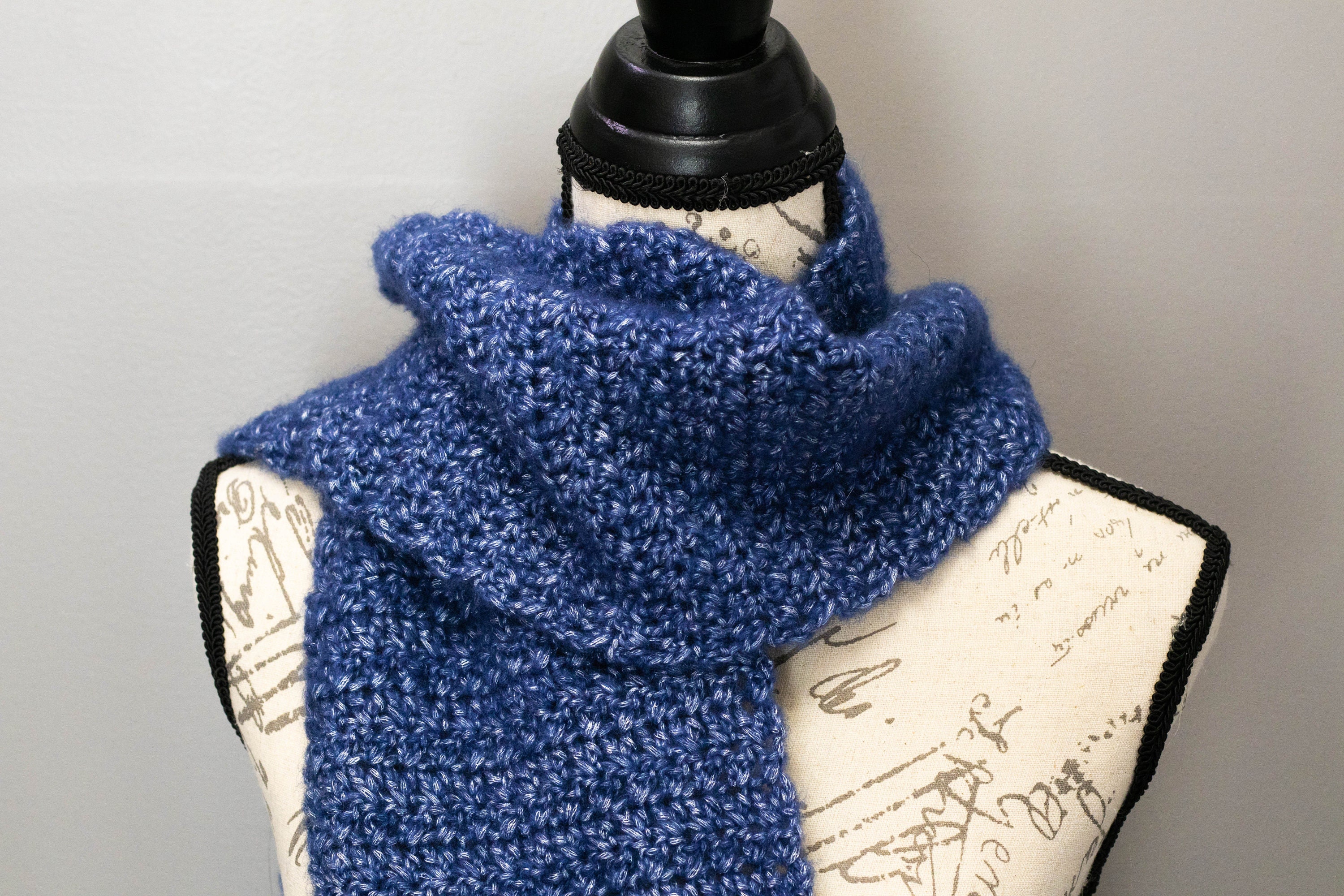 Easy Ava Crochet Scarf Pattern PDF From First the Coffee - Etsy