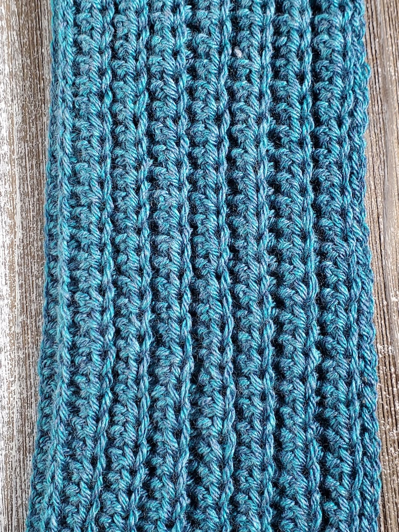 Easy Half Double Crochet Scarf Pattern PDF for Men or Women, Great for ...