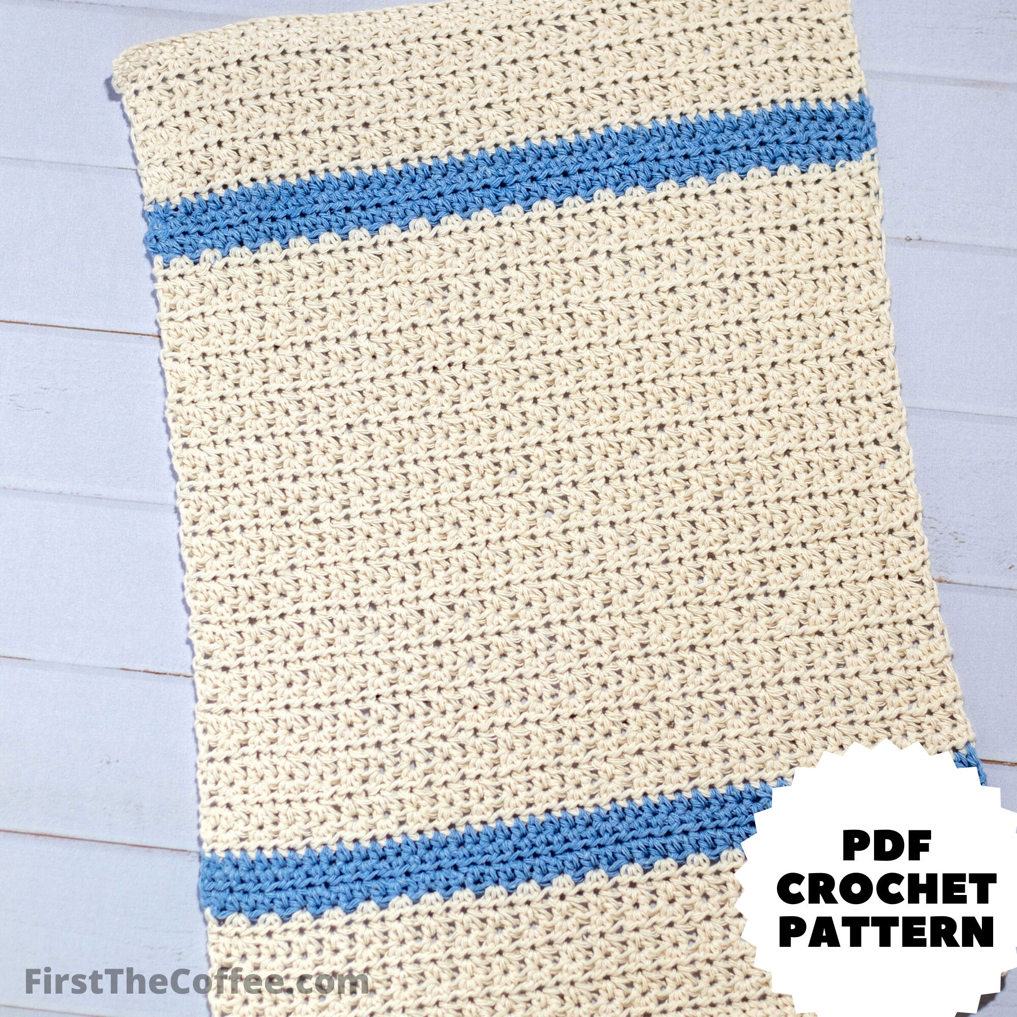 Easy Crochet Dish Towel PDF Pattern for the Kitchen or - Etsy