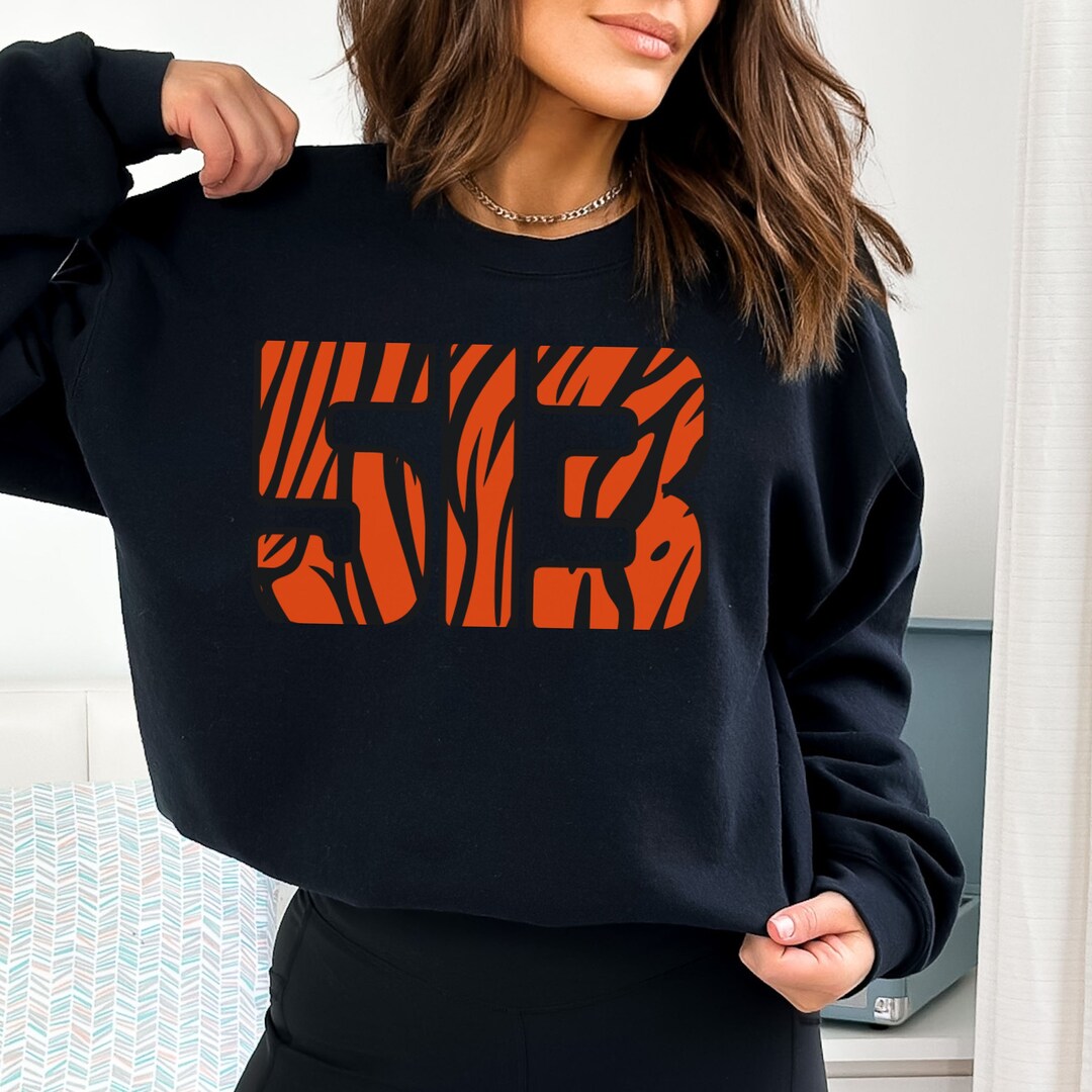 Cincinnati Bengals NFL Football Sweatshirt 513 Pullover - Etsy
