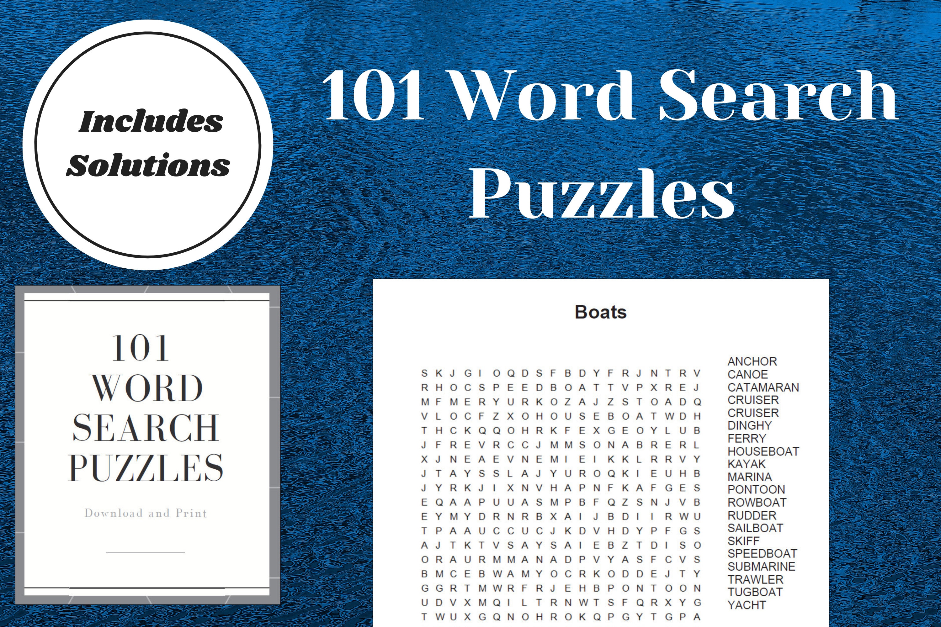 Kayak Help Word Search
