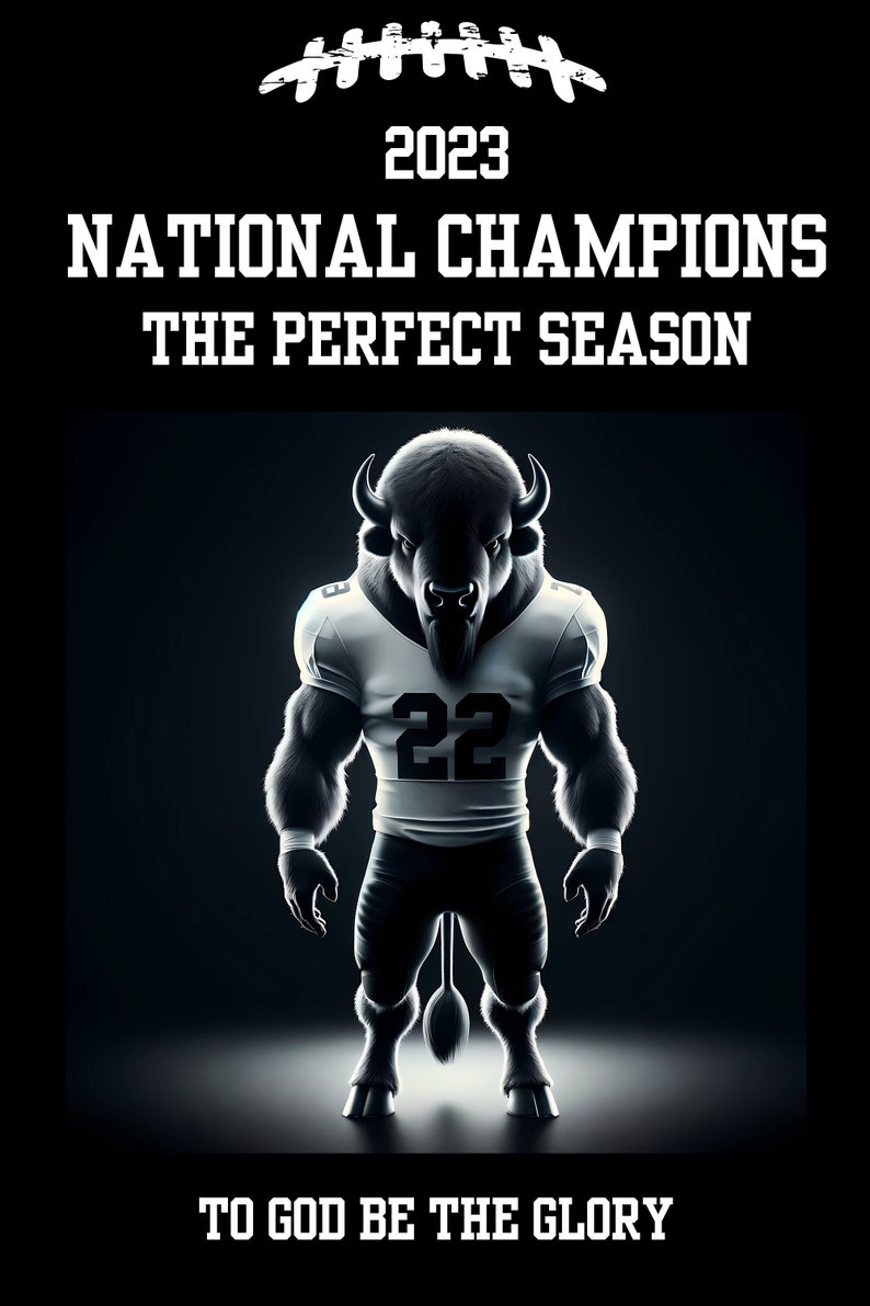 Harding Football | Bisons | Printable Digital Art | Digital Download ...