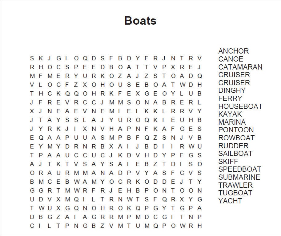 Word Search Puzzles 101 Puzzles Instant Download Printable PDF Over 100 ...