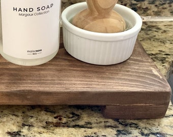 Rustic Wood Riser Farmhouse Style Riser Tabletop Riser Plant Stand Wood ...