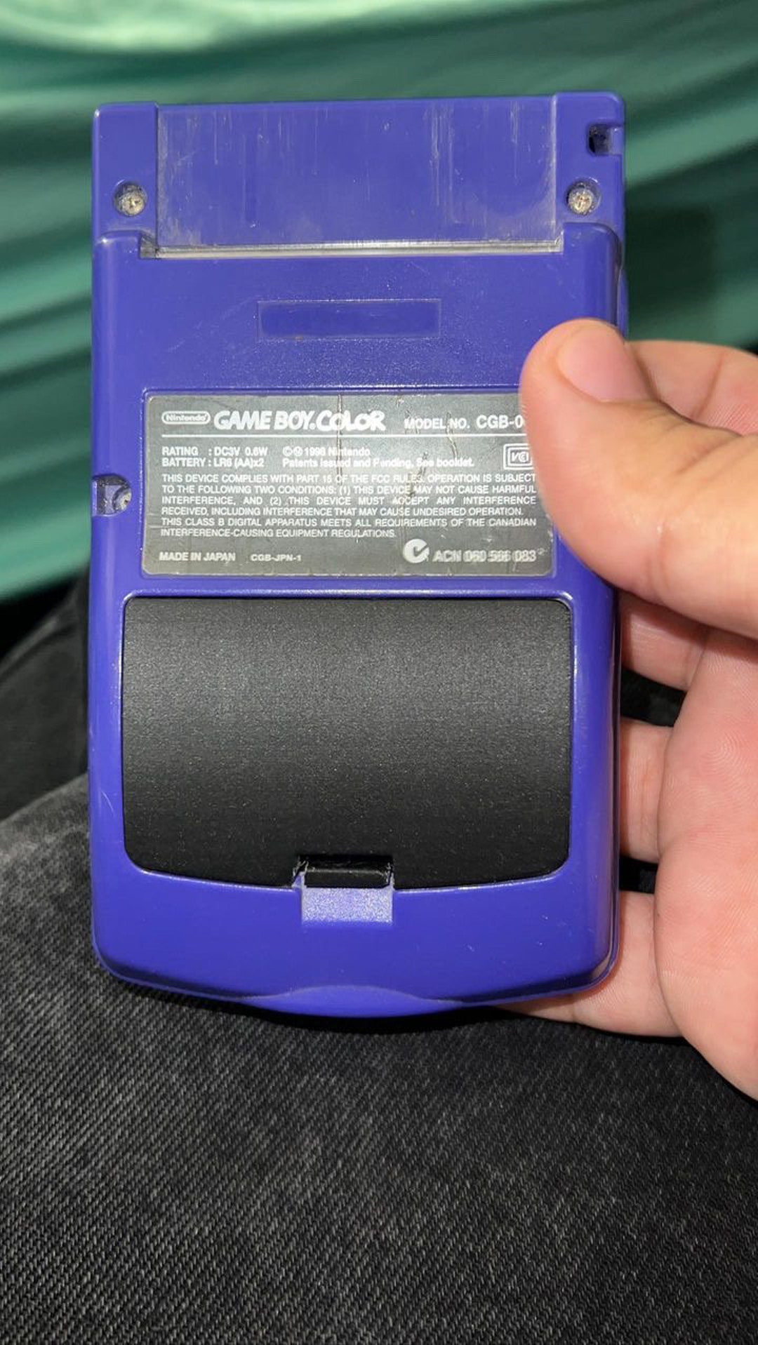 3D Printed Game Boy Color Battery Cover - Compatible With Original Game ...