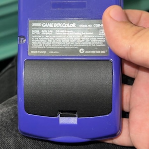 3D Printed Game Boy Color Battery Cover - Compatible With Original Game ...