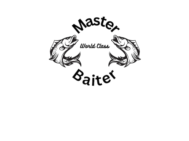 Master Baiter SVG - Cricut, Vinyl, Stencil, Fishing, Men - Etsy