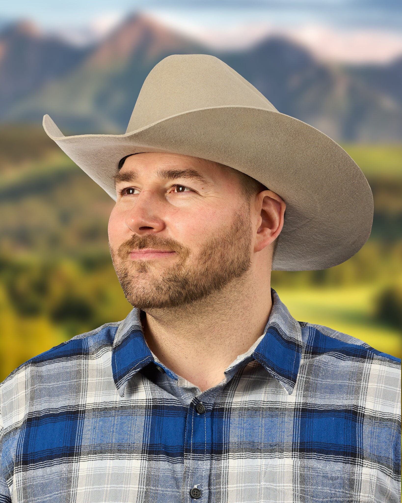 Roper Cowboy Hat Grey - 100% Wool Felt - Etsy