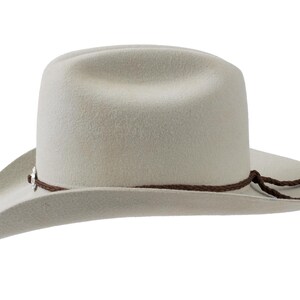 88000 Stone Grey Fur Felt Cowboy Hat - Etsy