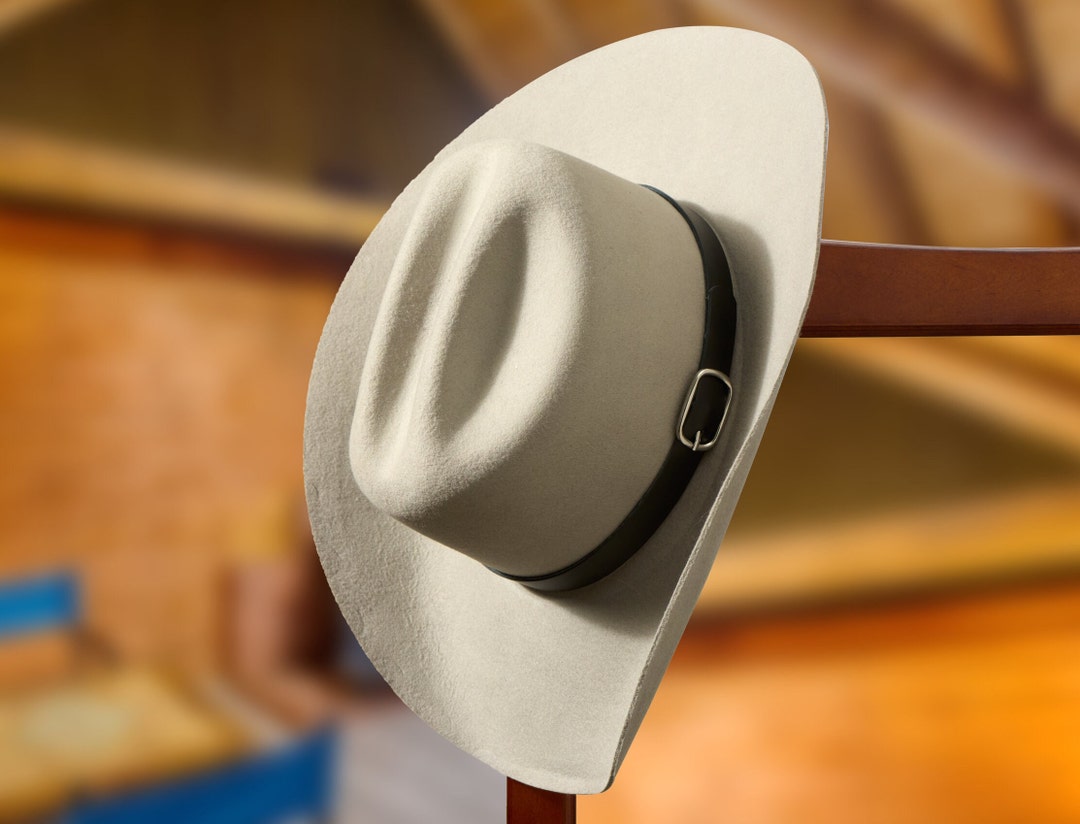 Roper Cowboy Hat Grey - 100% Wool Felt - Etsy