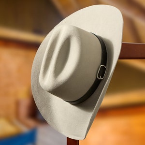 Roper Cowboy Hat Grey - 100% Wool Felt - Etsy