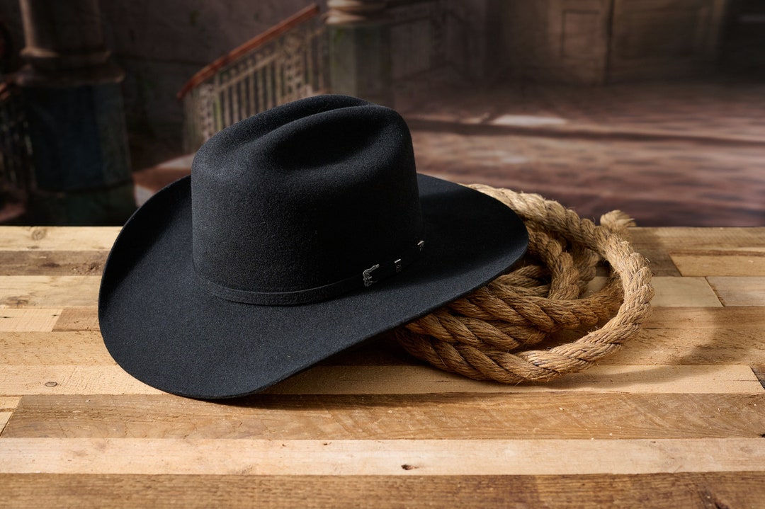 Roper Cowboy Hat - 100% Wool Felt - Etsy