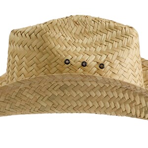 Palm Straw Cowboy Hat - Etsy