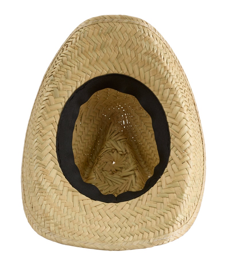 Palm Straw Cowboy Hat - Etsy