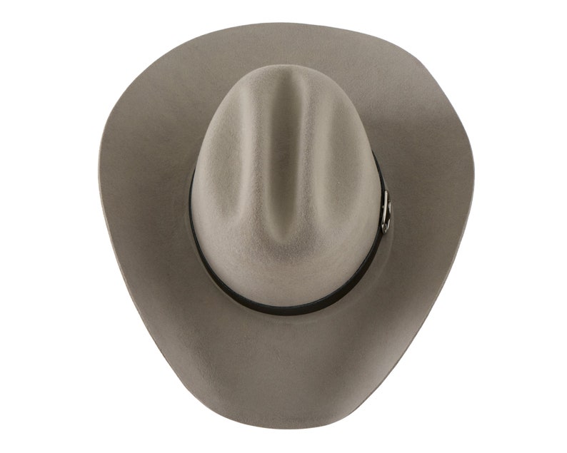 Roper Cowboy Hat Grey - 100% Wool Felt - Etsy