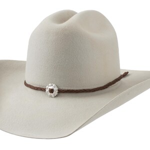 88000 Stone Grey Fur Felt Cowboy Hat - Etsy