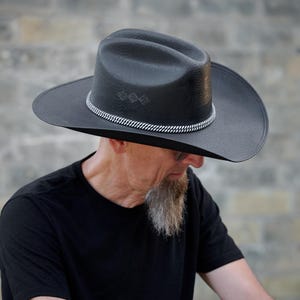 Black Western Cowboy Hat 17575 - Etsy