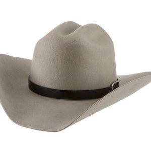 Roper Cowboy Hat Grey - 100% Wool Felt - Etsy