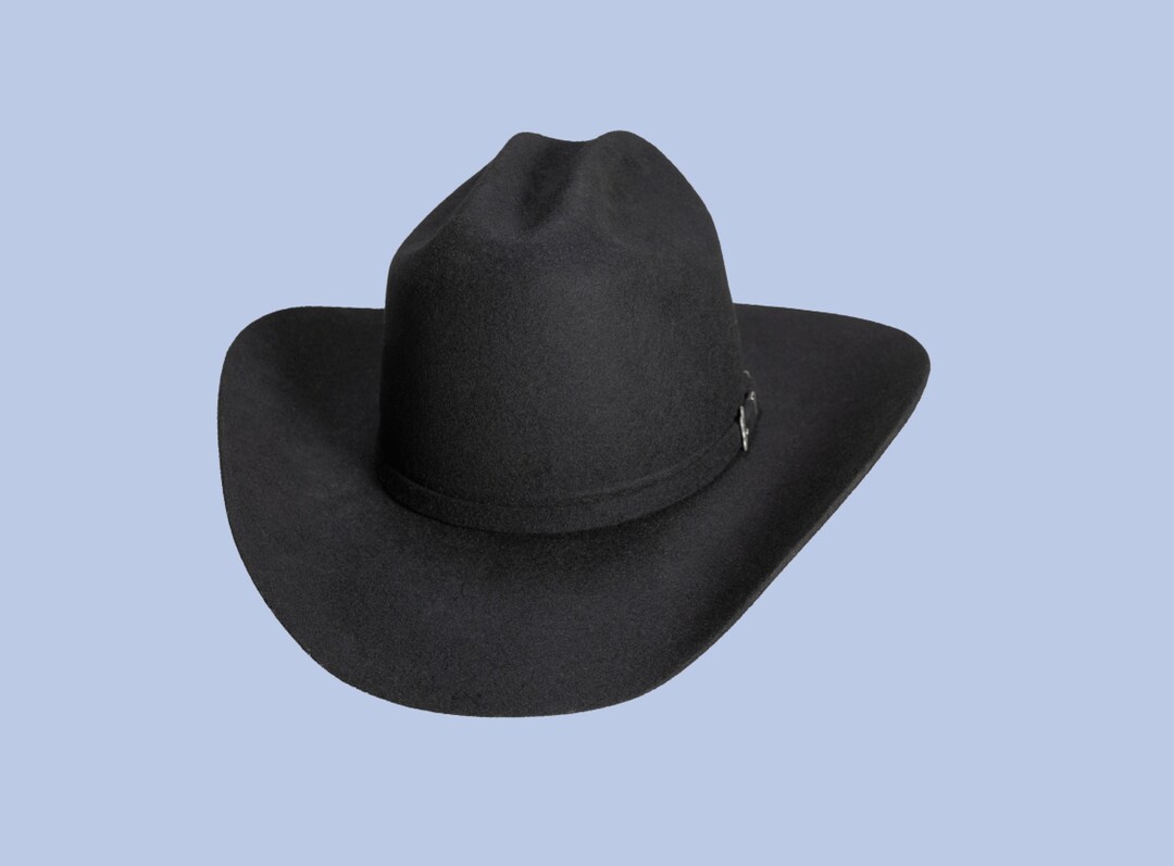 Roper Cowboy Hat 100% Wool Felt - Etsy