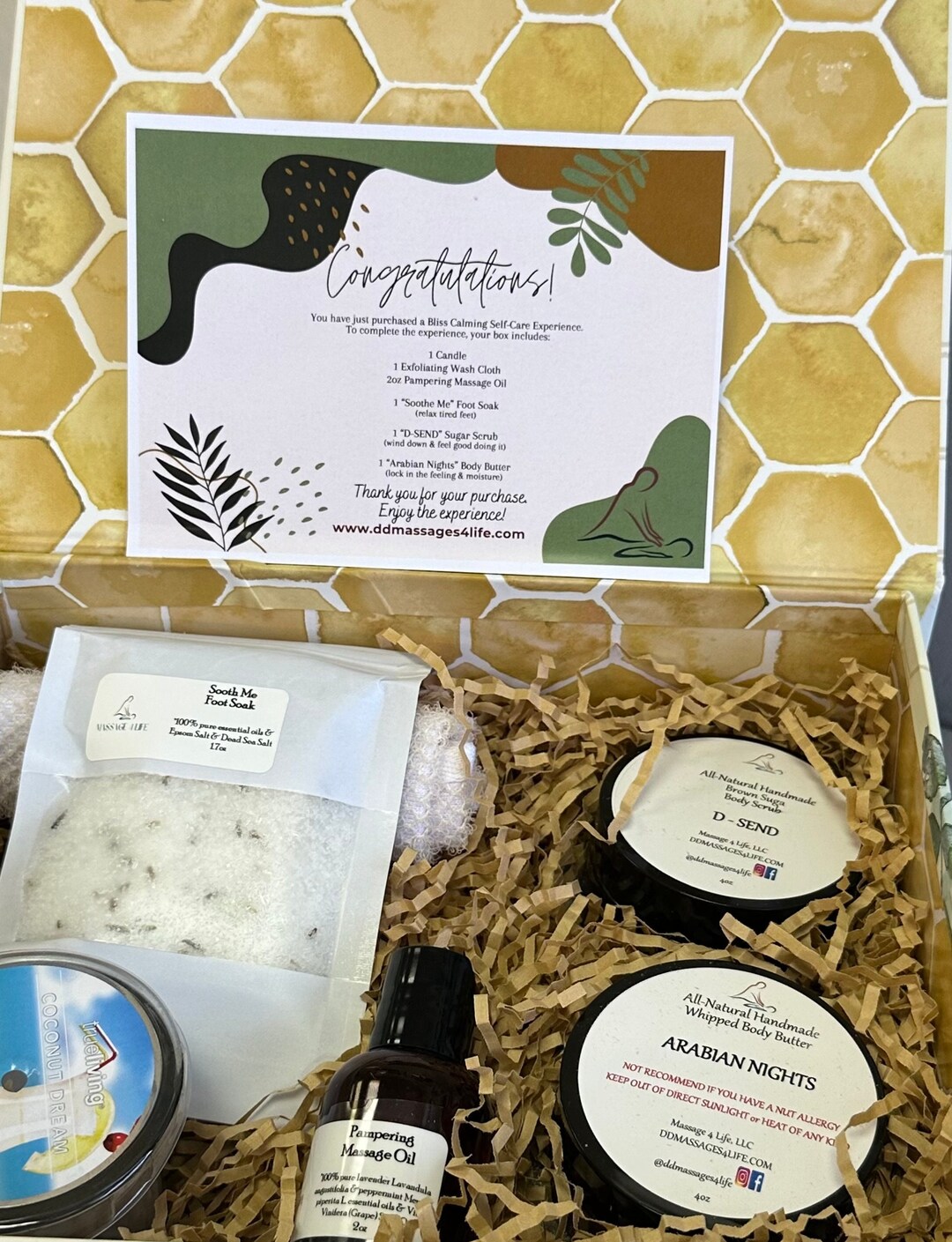 CALMING SELF-CARE Pampering Bliss Box - Etsy