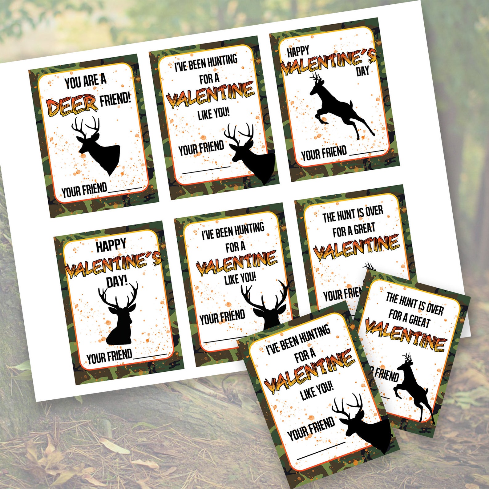 Hunting Valentines - Etsy