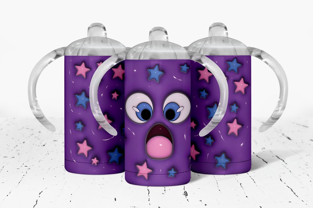 Inflated Kid's Sippy Cup Wrap Sublimation Design Digital Download PNG ...