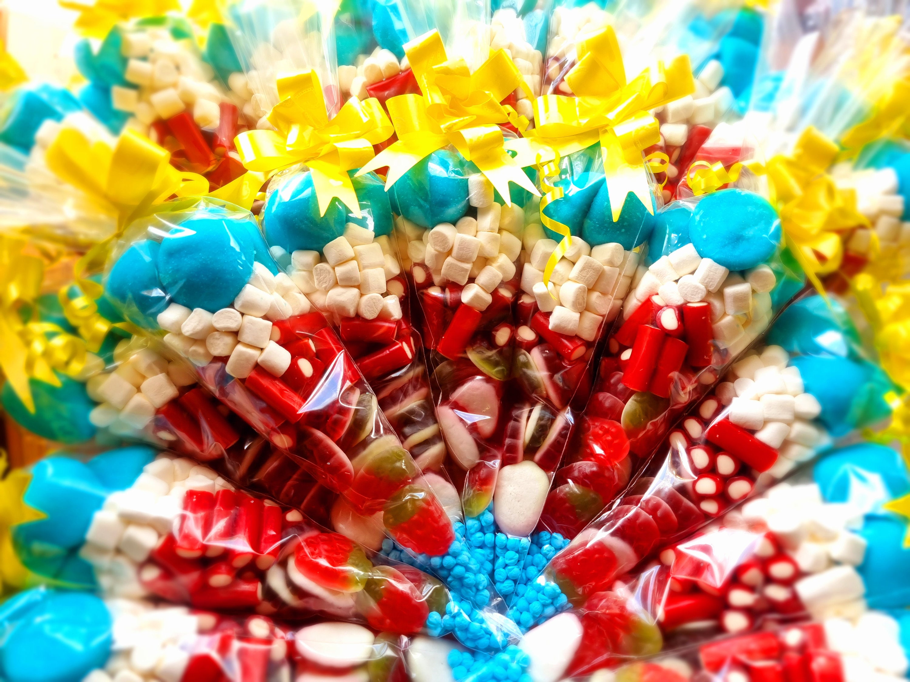 Sweet Cones, Personalised Pre Filled Sweet Cones, Kids Party Bags, Pick ...
