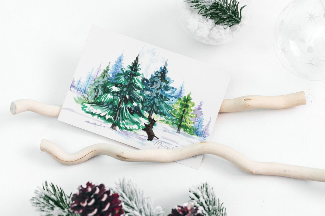 Winter Wonderland Christmas Cards - Etsy