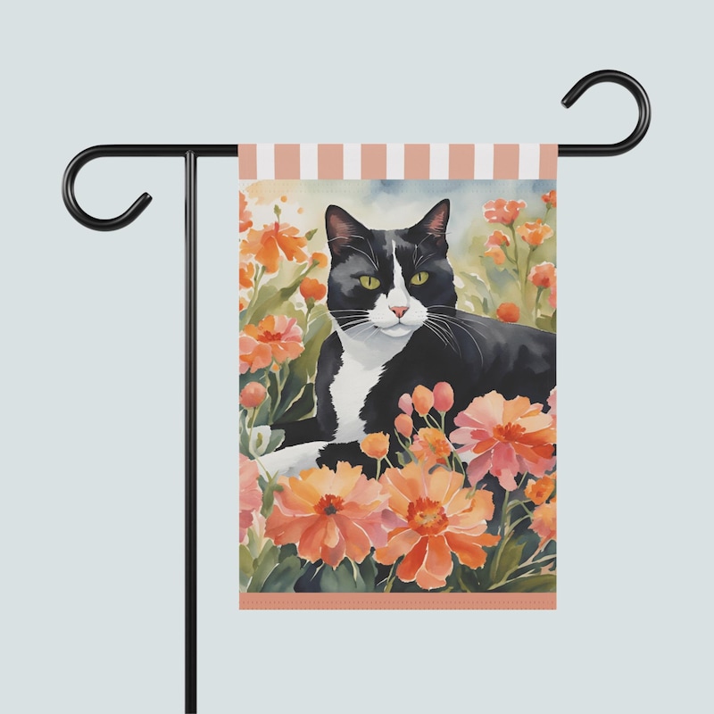Tuxedo Cat Art - Etsy