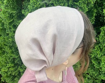 Full and Medium Coverage Pink Floral Lace Snood, Headcovering, Prayer ...