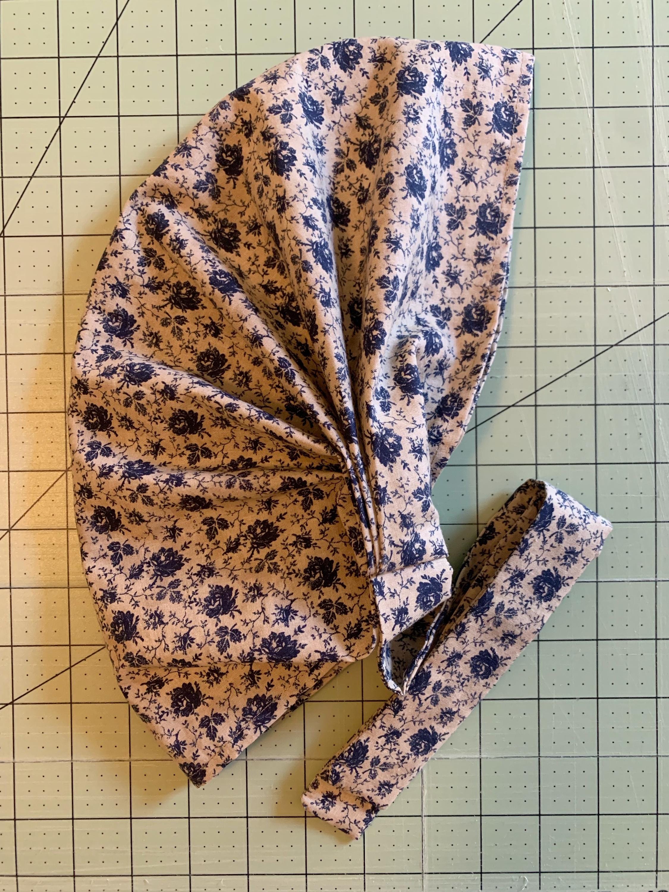 Cotton Floral Headcovering: Full Coverage Snood, Headwrap, Headscarf ...