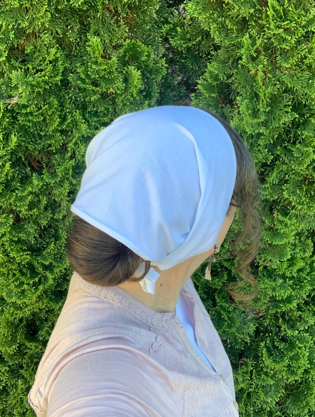 Soft Knit 9” Partial Head Coverings, Headband, Headscarf, Headwrap ...