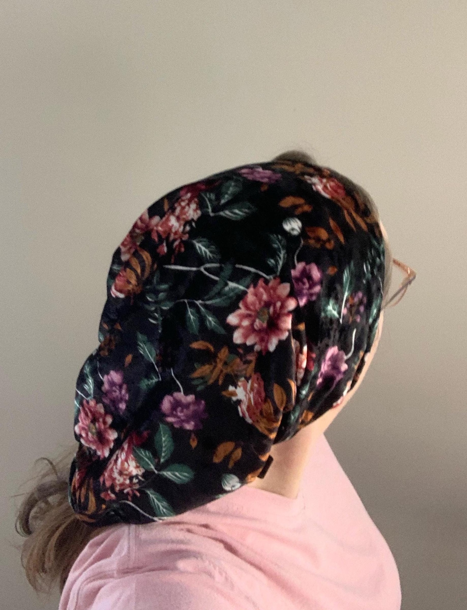 Stretch Soft Knit & Velvet Convertible Headcoverings, Headband, Tichel ...