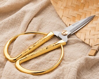 Gold Scissors /gold Antique Vintage Scissors /desk Accessories - Etsy