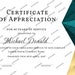 Editable Certificate Years of Service, Years of Service Certificate ...