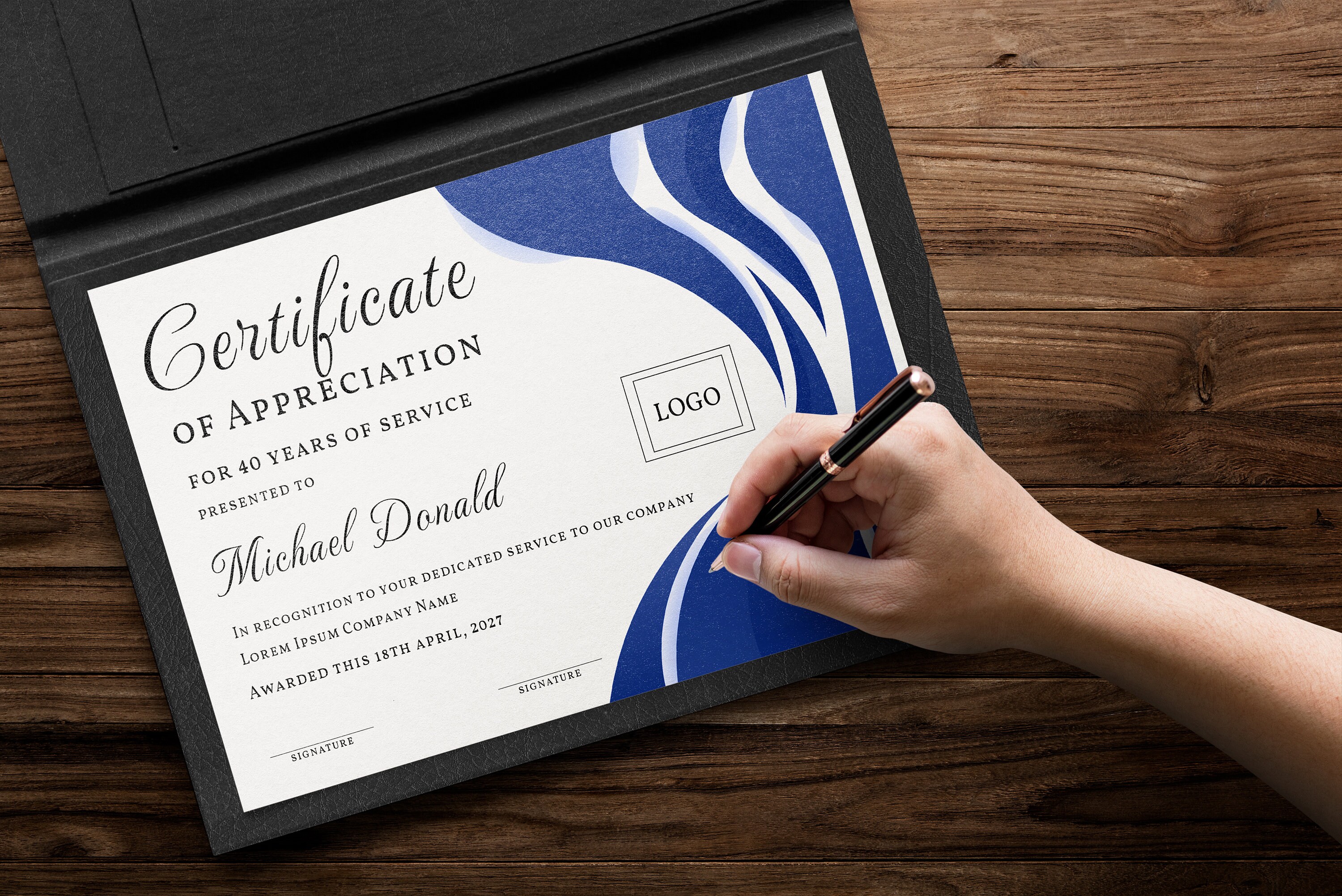 Editable 10 Years of Service Certificate, Appreciation Certificate ...