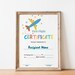 Printable Certificate of Bravery, Kids Certificate Template for Kids ...