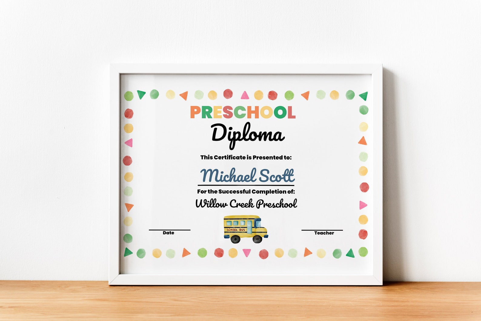 Editable Kindergarten Diploma, Kindergarten Graduation, Kindergarten ...