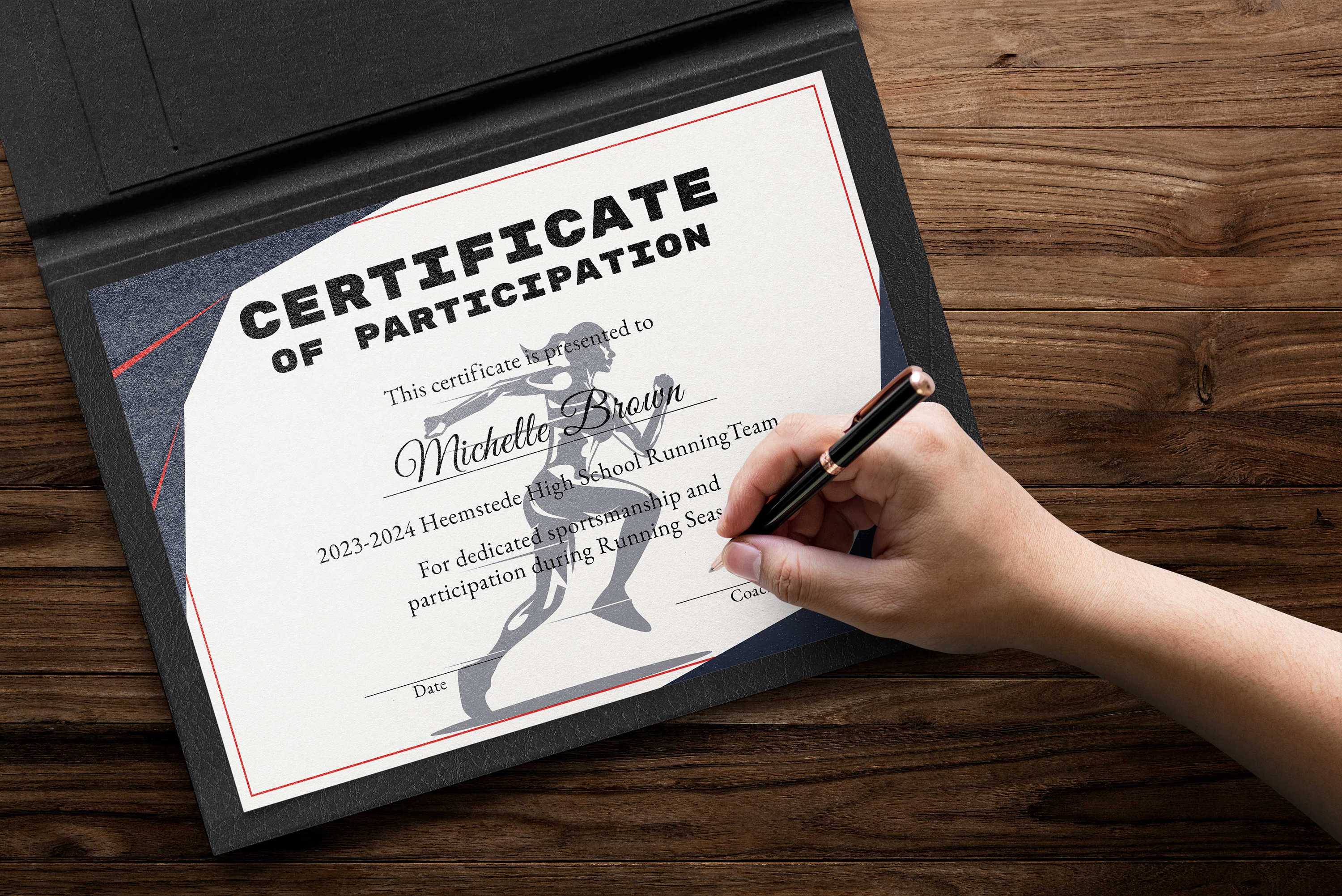 Editable Running Certificate Award Template, Sports Certificate ...
