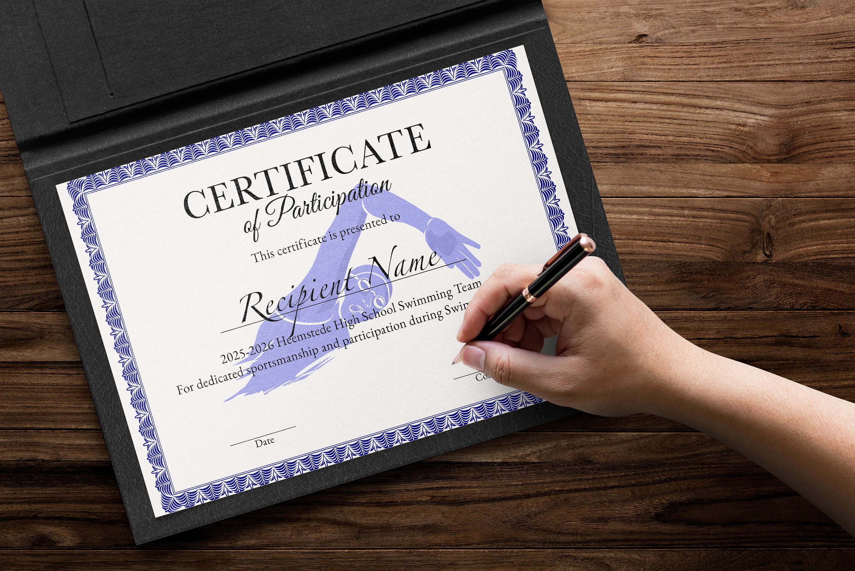 EDITABLE Swim Team Award Certificates, Swimming Awards, Printable Award ...