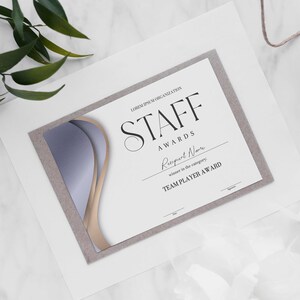 Best Staff Awards, Funniest Staff Member, Team Player Award EDITABLE ...