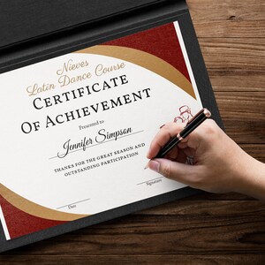 Dance Award Certificate, Dance Team Certificates, Certificate ...