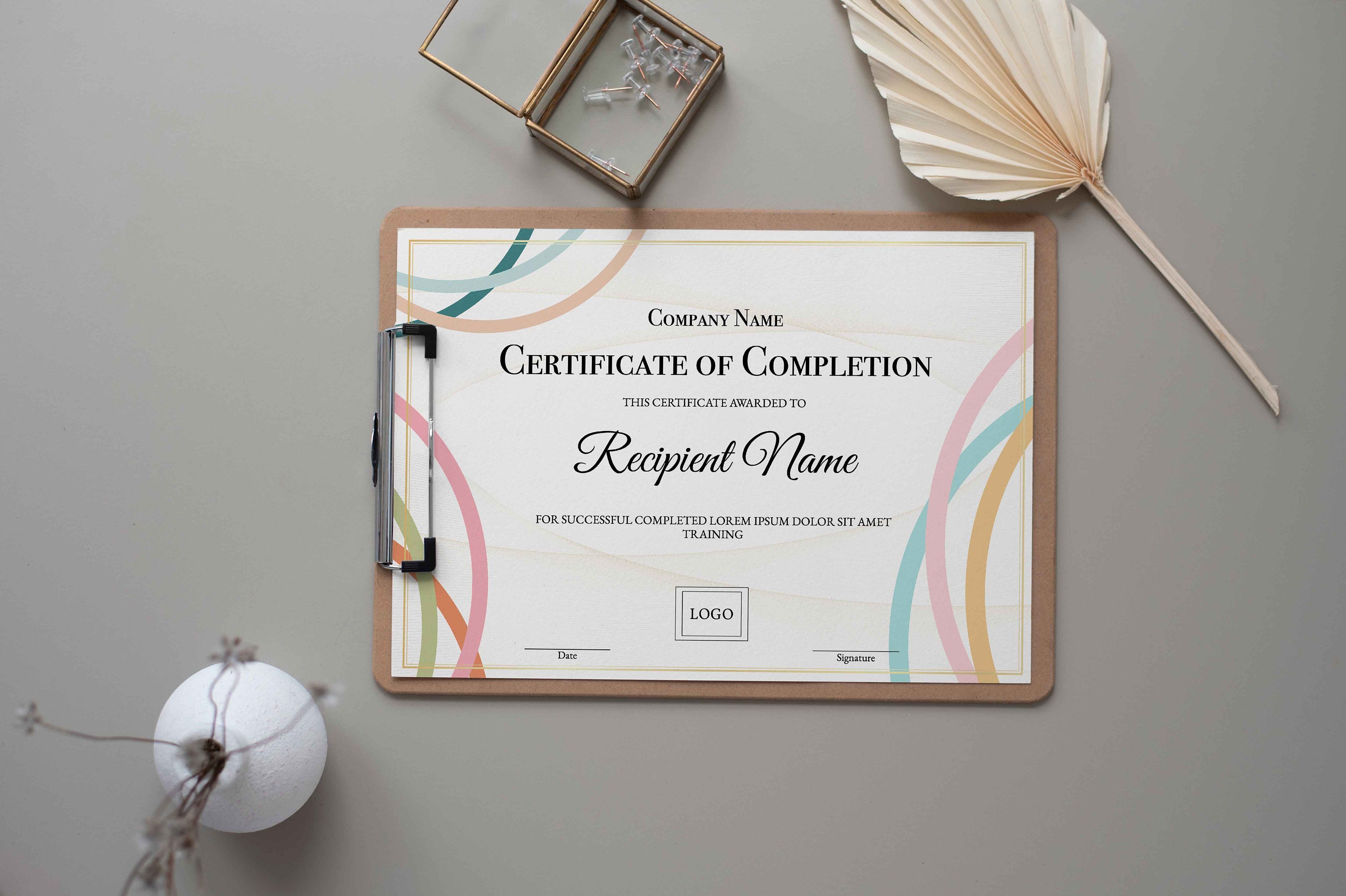 Editable Certificate of Completion, Course Certificate of Completion ...