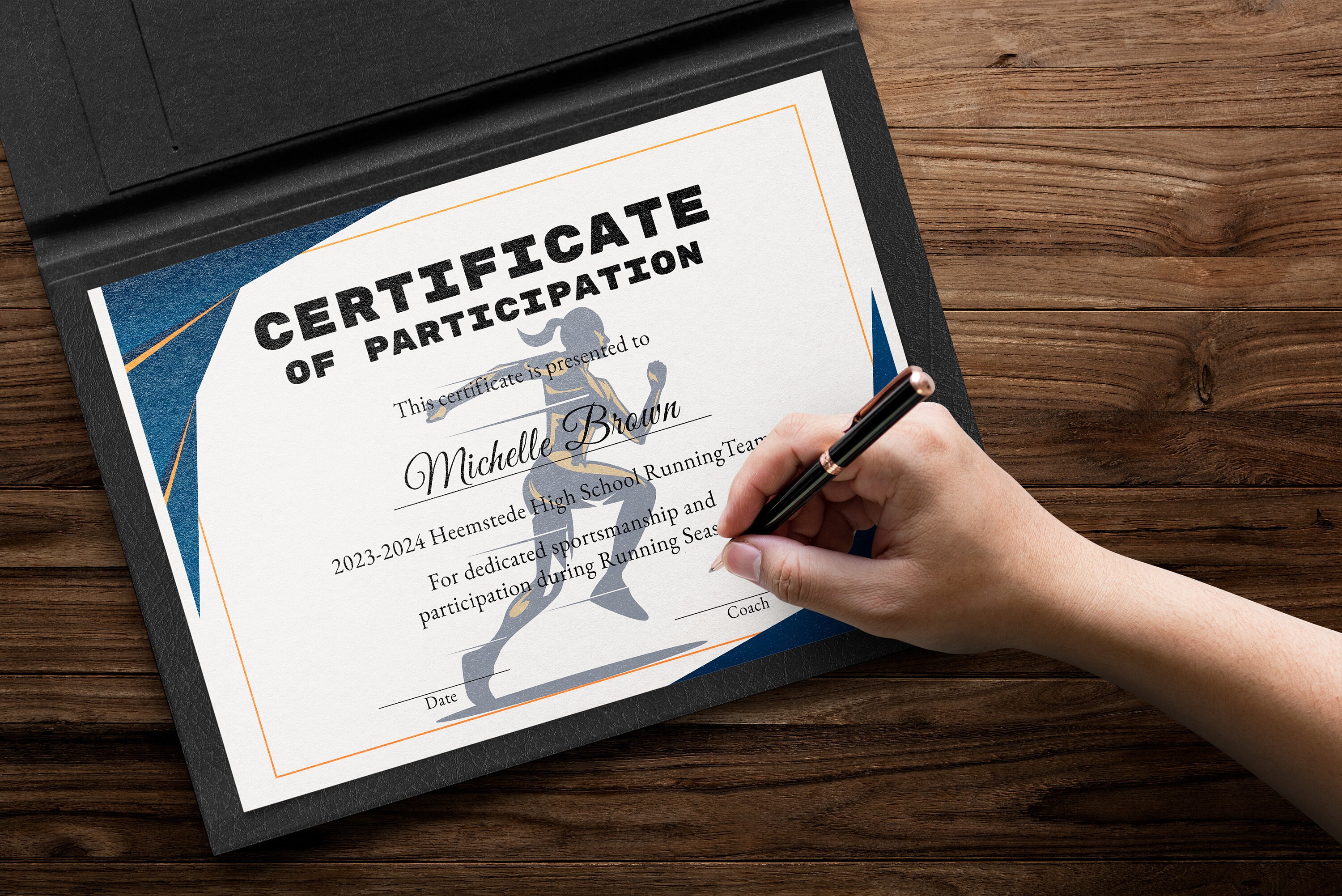 Editable Cross Country Certificate, Running Certificate, Track and ...