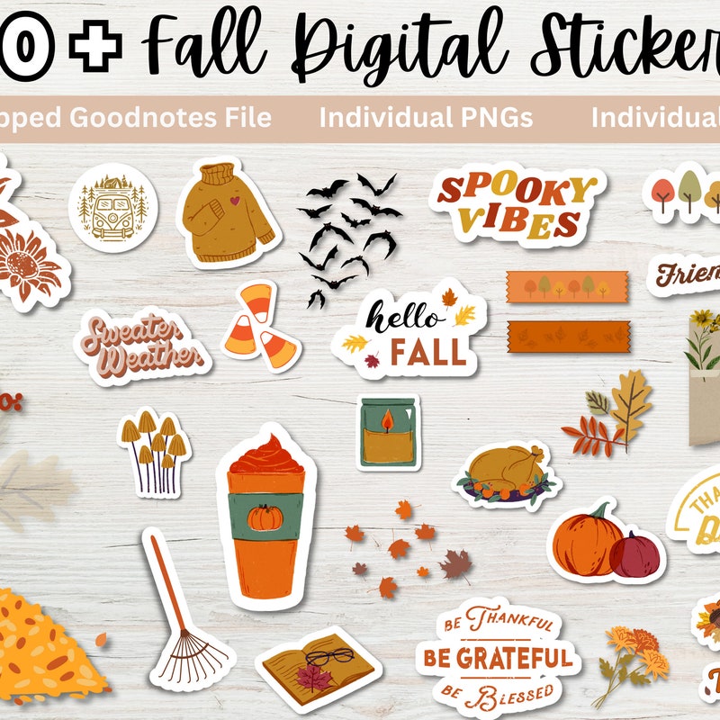 Fall Planner Stickers - Etsy